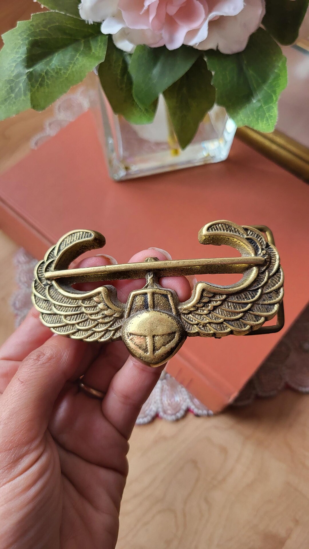 Vintage Air Assault Badge Helicopter Solid Brass Vintage Belt Buckle - Etsy