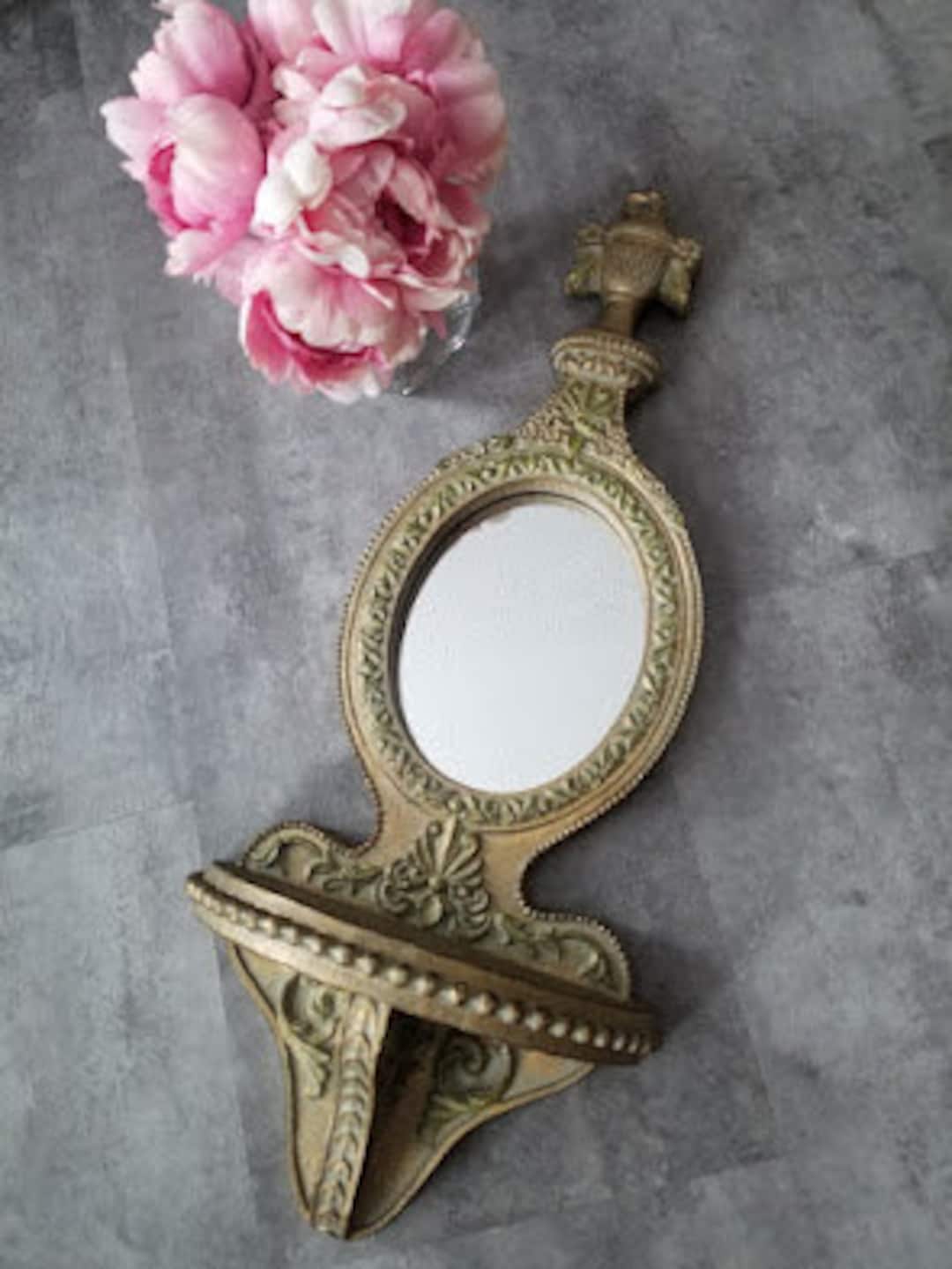 Vintage Ornate Victorian Style Mirror With Shelving Wall Hanging - Etsy