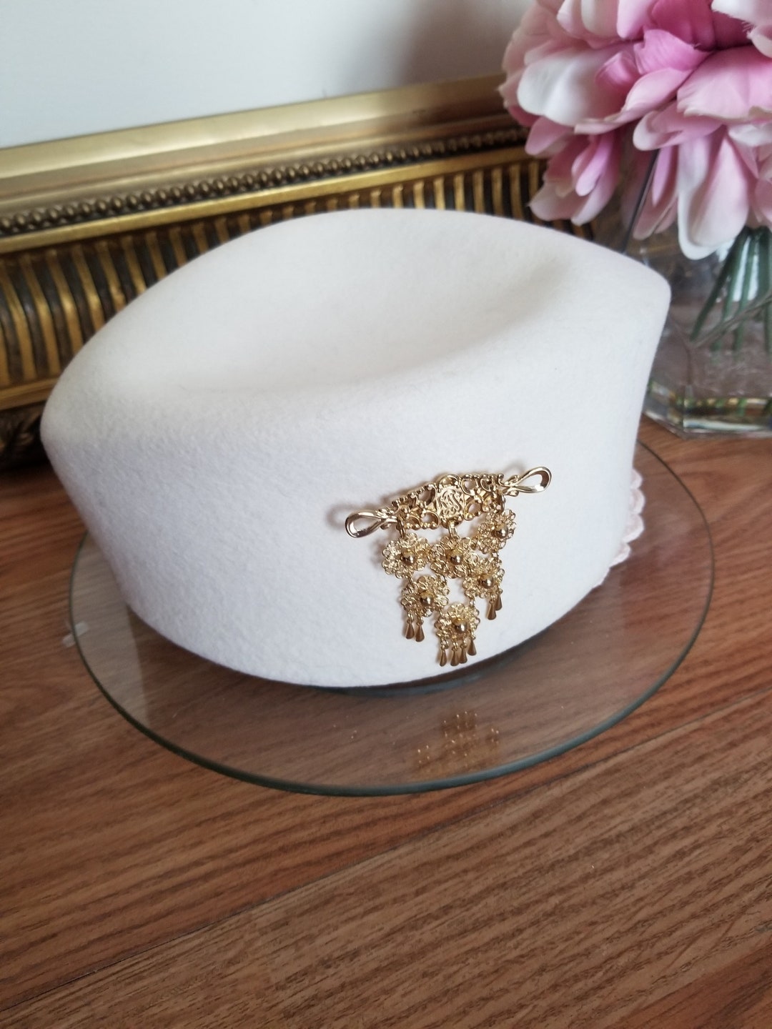 Vintage 60's Doeskin Wool Ladies Beret Hat Cream White - Etsy