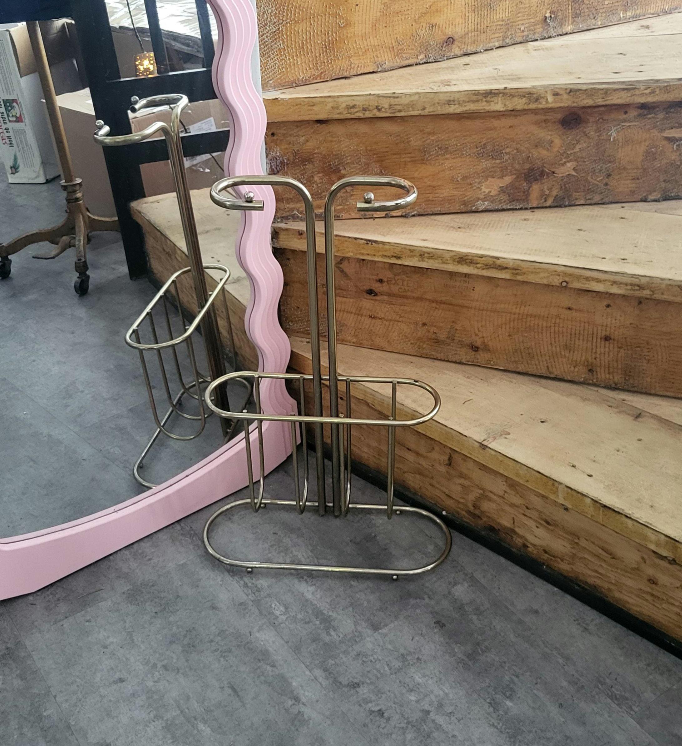 Vintage Golden Toilet Paper Holders & Storage. Pretty Toilet Paper ...