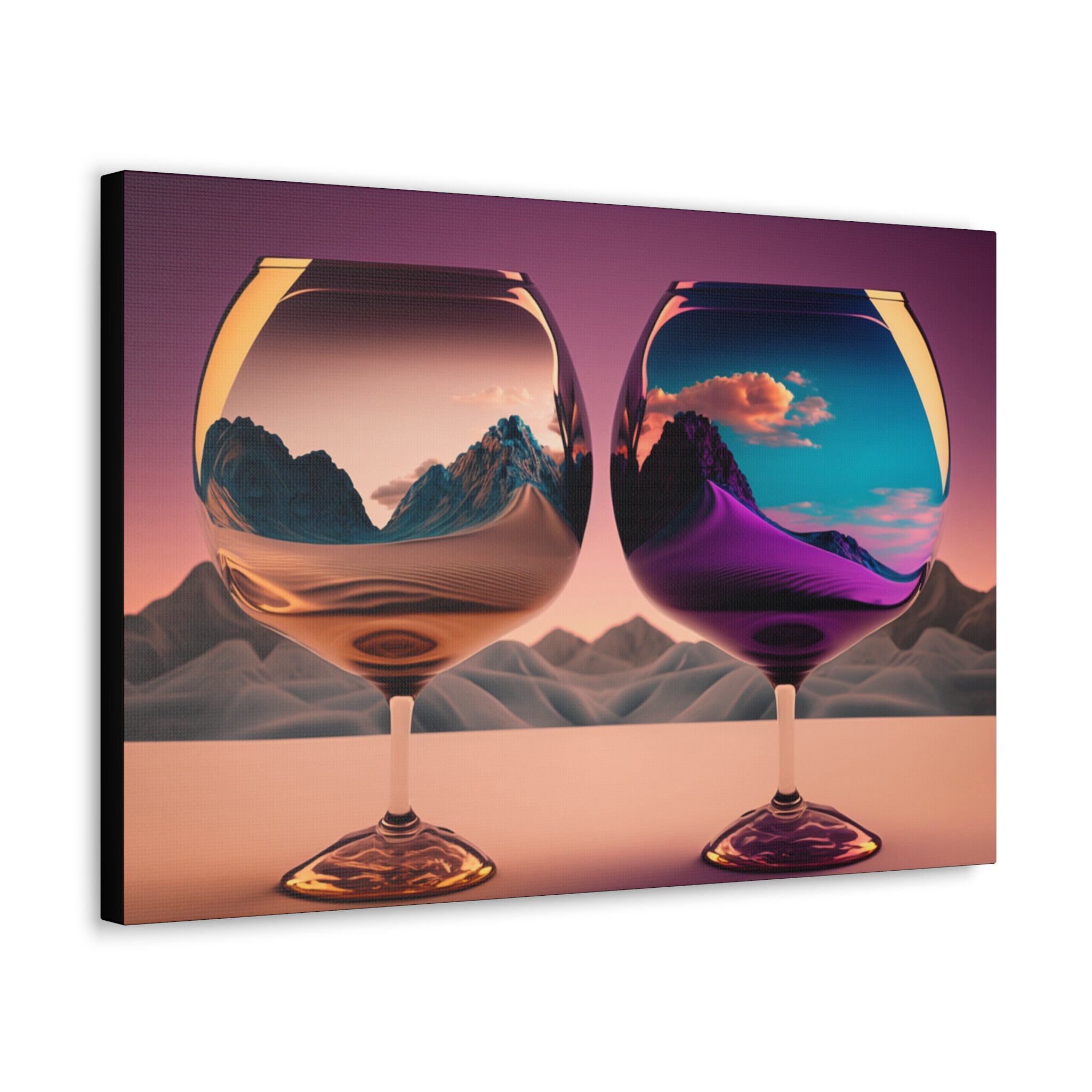 Winescapes Wine Canvas Wall Art Abstract Wall Art Canvas Wine Wine ...