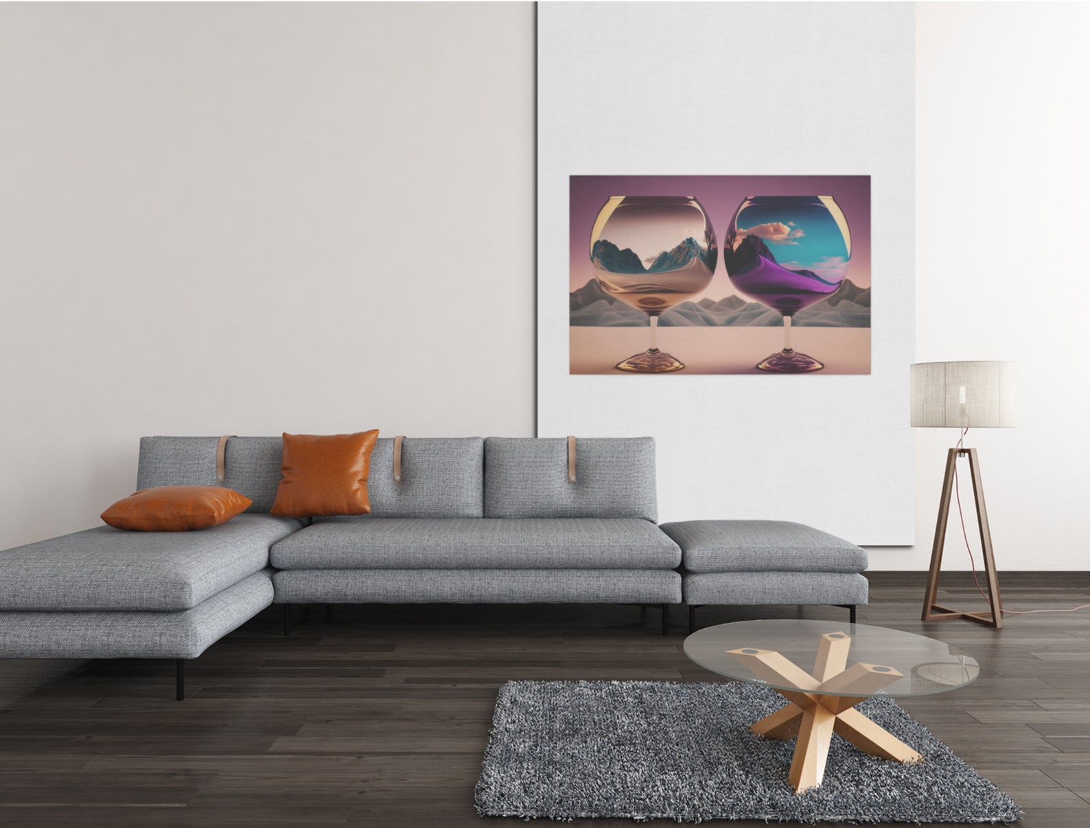 Winescapes Wine Canvas Wall Art Abstract Wall Art Canvas Wine Wine ...