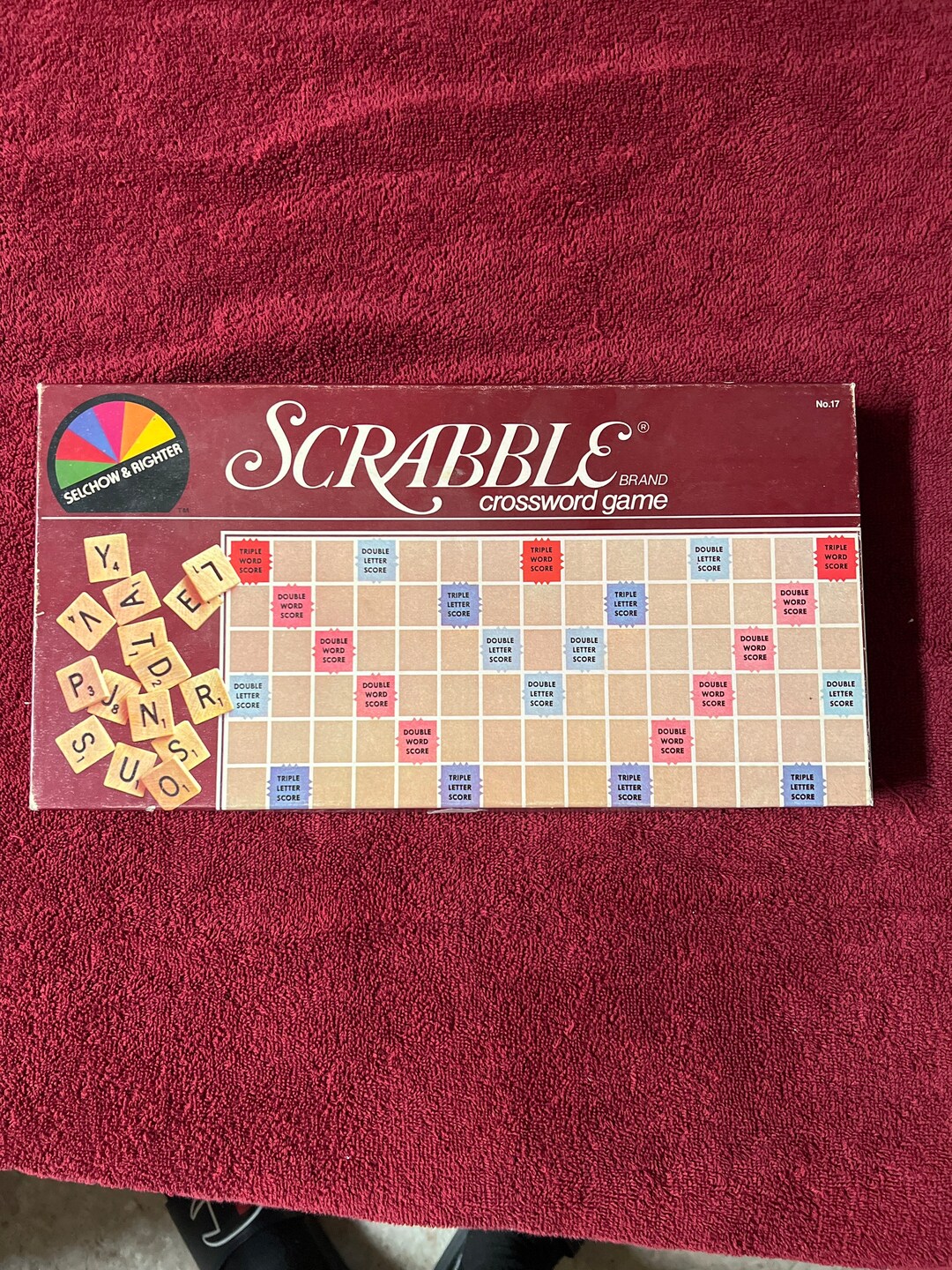 Vintage Scrabble Board Game - Etsy