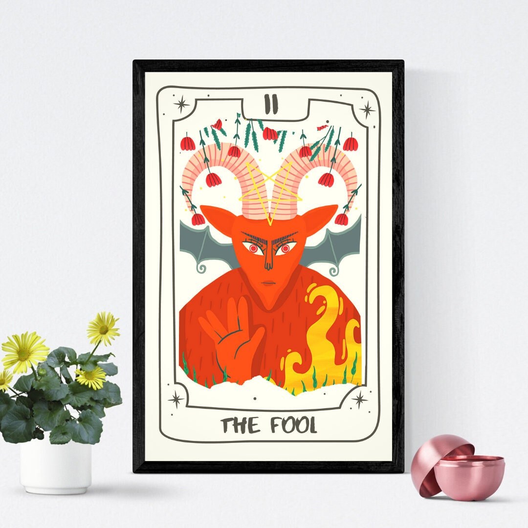 Tarot Card Art Print, Quotes Print, Poster Print, Wall Art, Digital ...