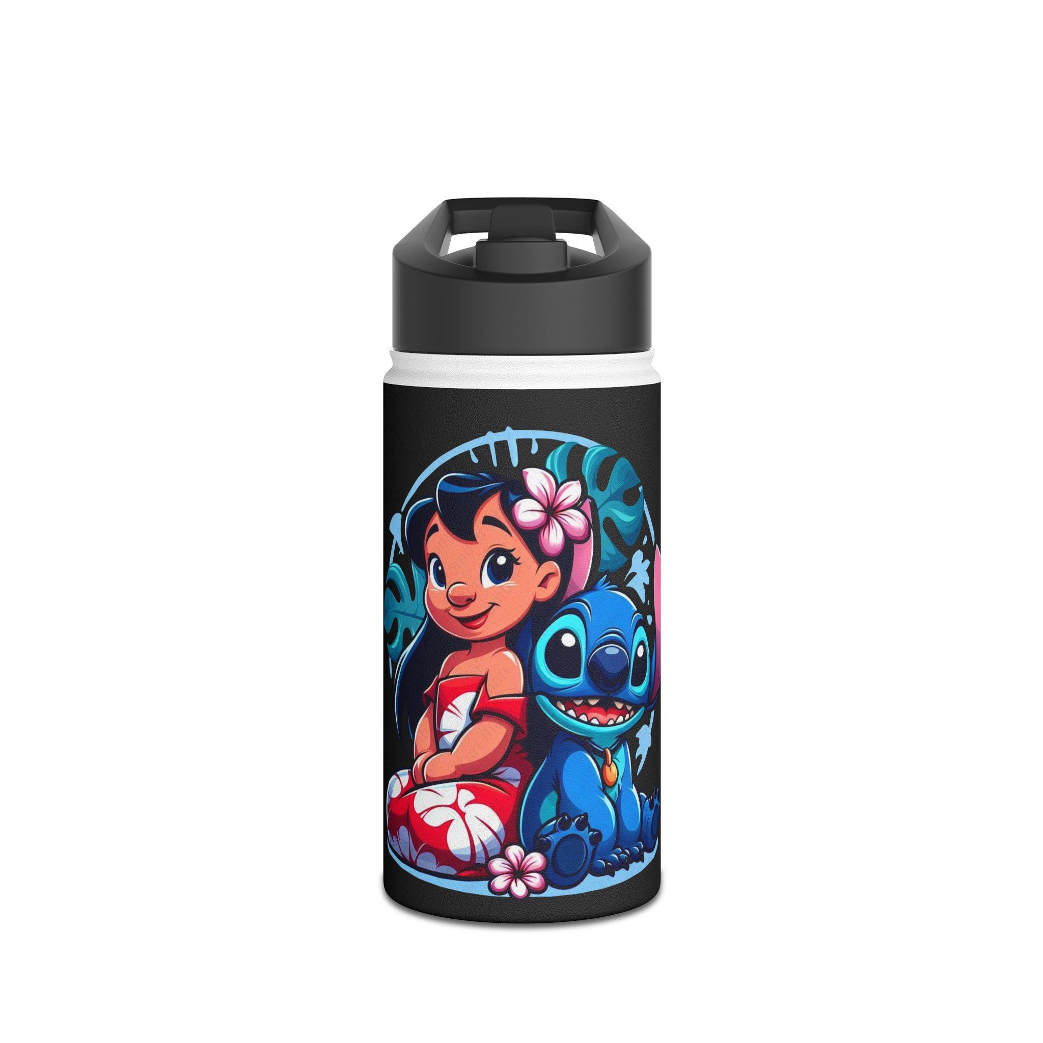 Disney-inspired Stainless Steel Water Bottle, Lilo and Stitch Design ...