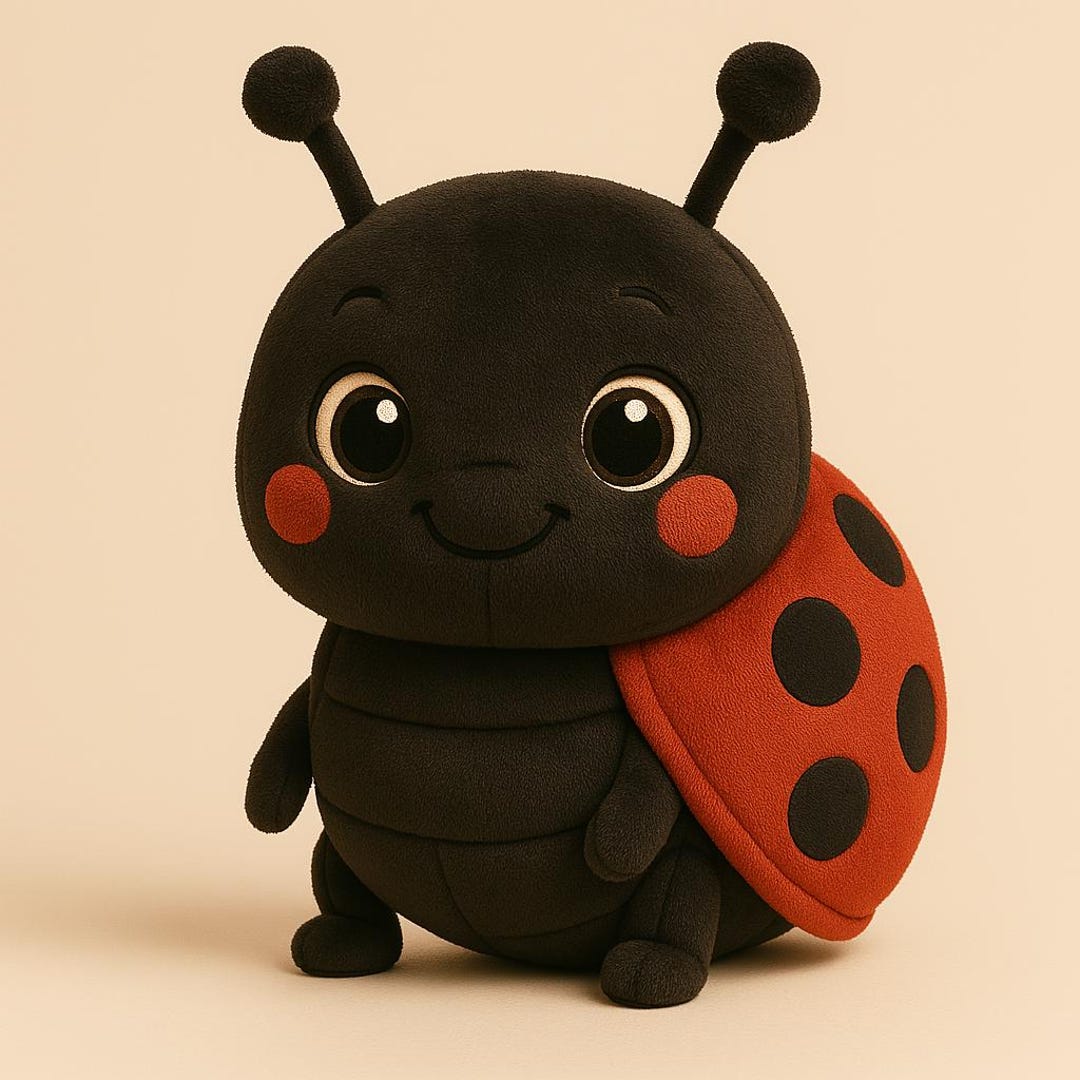 Cute Lady Bug Wall Art, Lady Bug Painting, Lady Bug Design, Digital Art ...