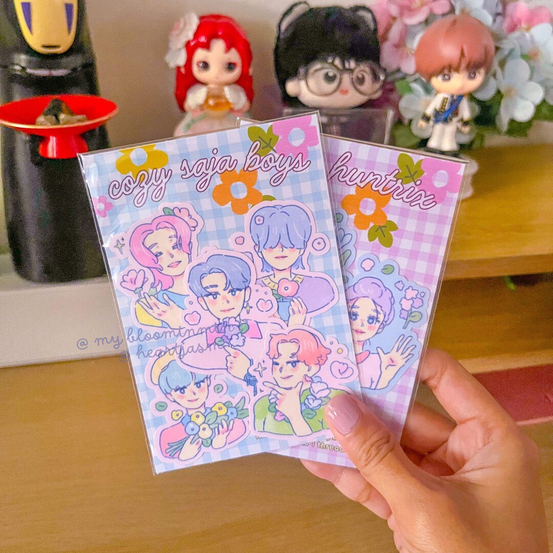 KPDH Saja Boys Sticker Pack Tumbler Gadget Waterproof Stickers Cozy ...