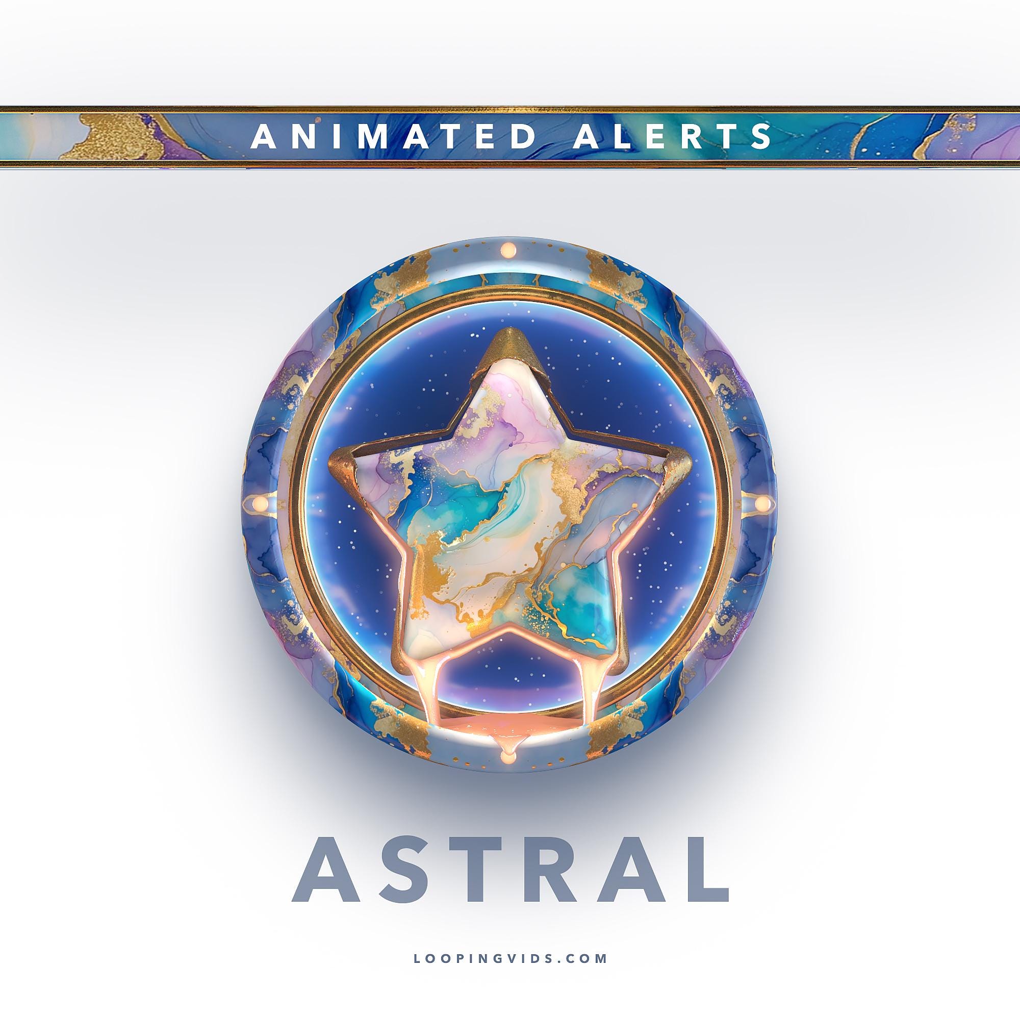 Astral Animated Twitch Alerts: Stream Overlay (digital Download) - Etsy