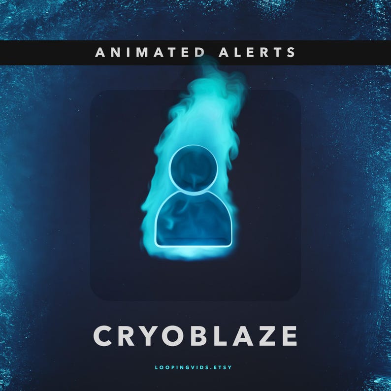 ALERTAS DE LLAMA: Cryoblaze - Animado para Twitch Streaming / Sub ...