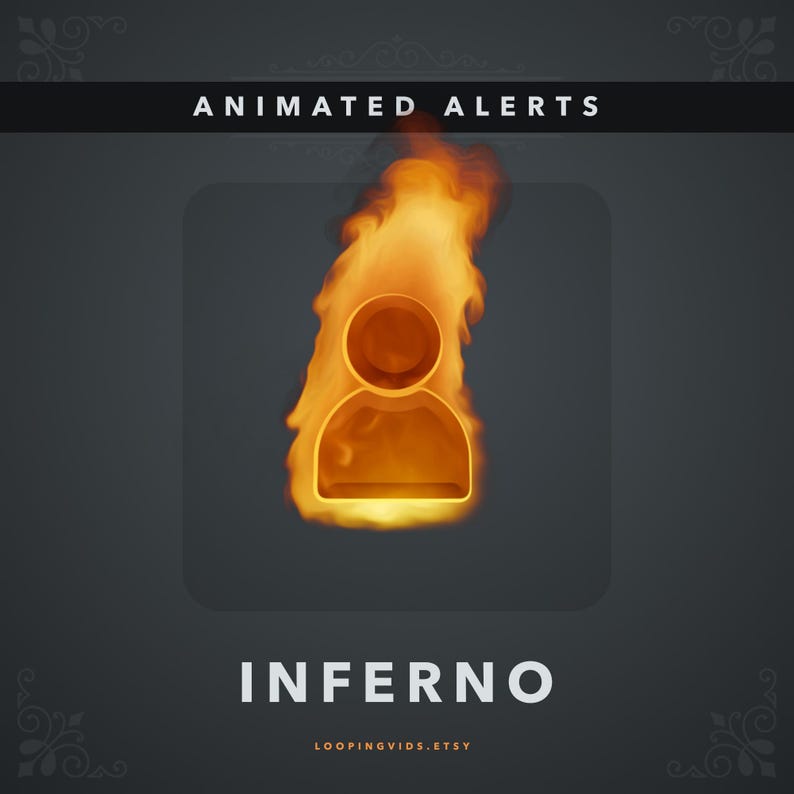 ALERTAS DE LLAMA: Infierno - Animado para Twitch Streaming ...