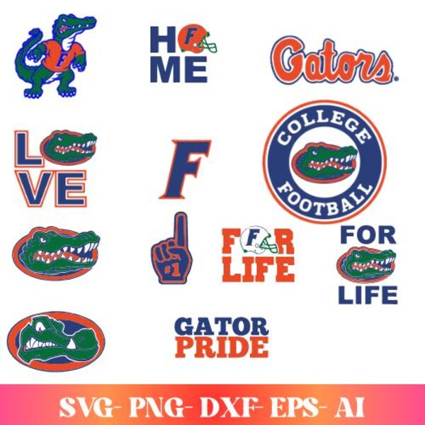 Florida Gators Svg - Etsy