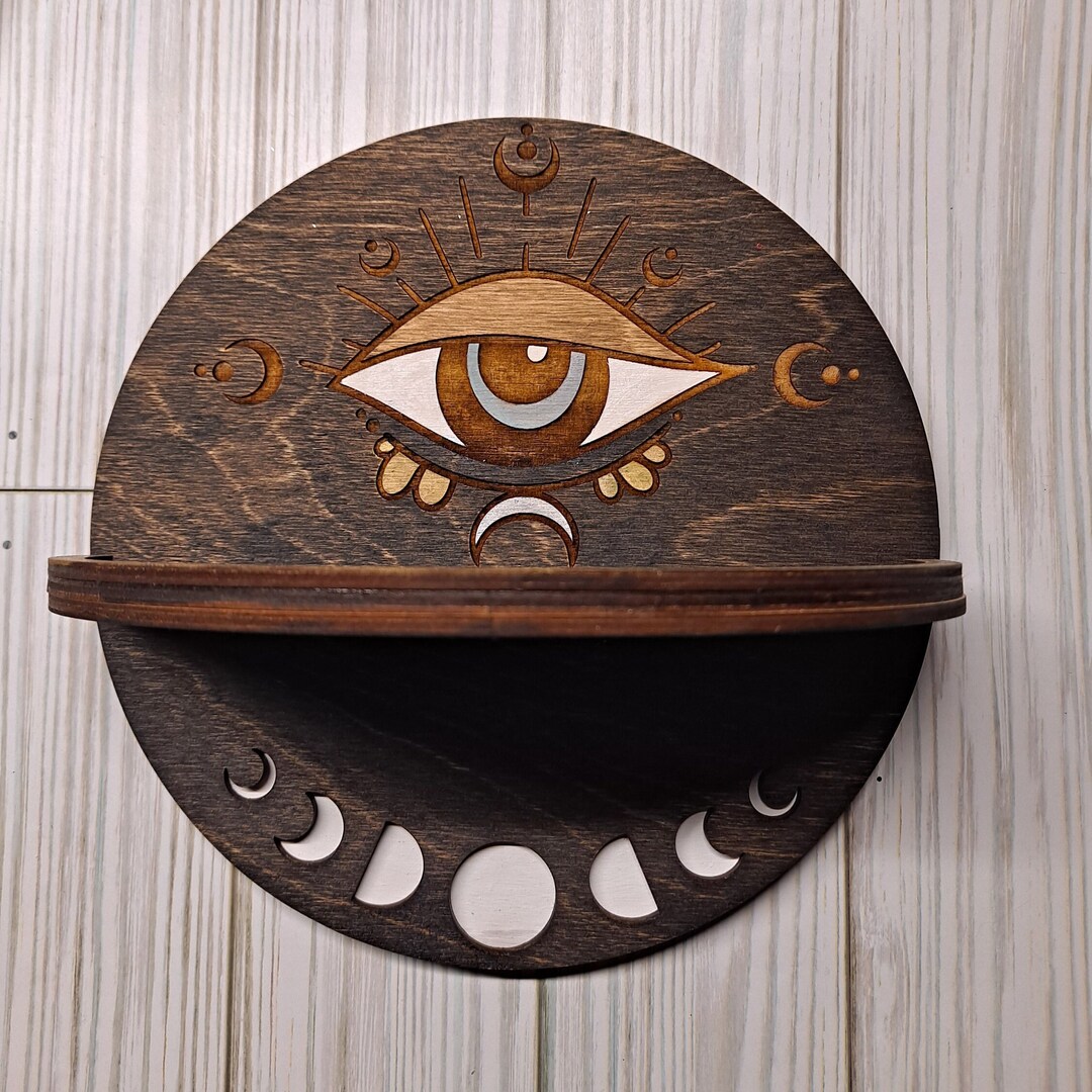 Evil Eye Floating Shelf - Etsy