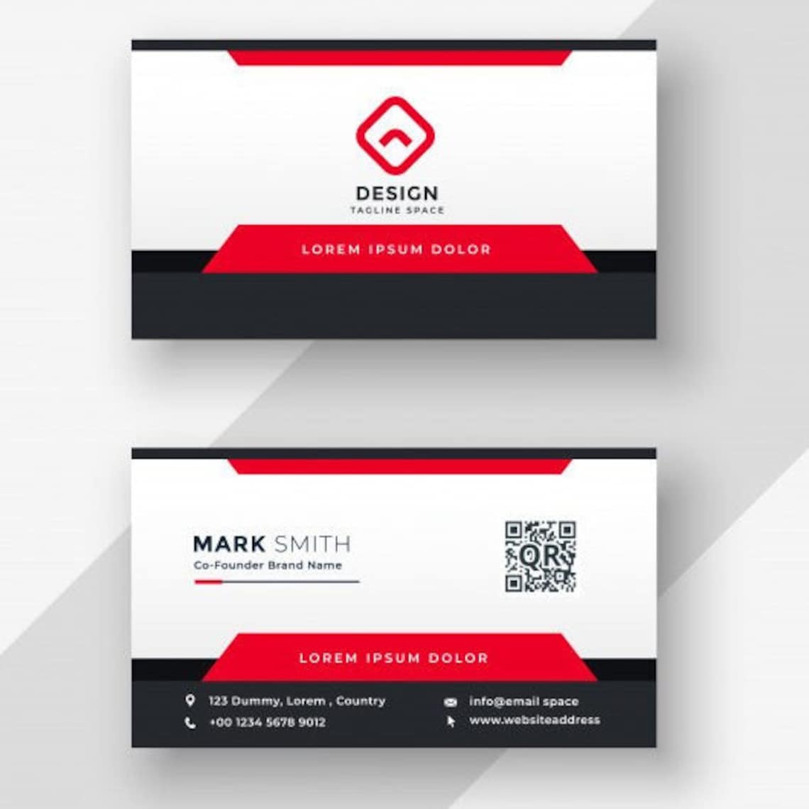 Raised Gloss Business Card Custom Business Card Custom Design Free ...