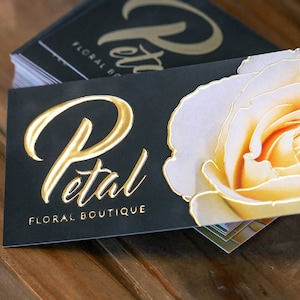 Raised Gloss Business Card - Custom Business Card - Custom Design ...