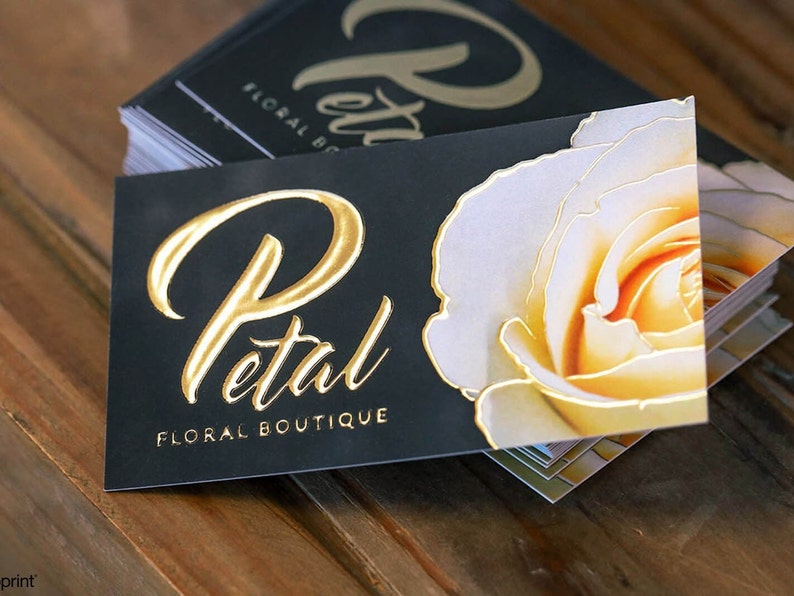 Raised Gloss Business Card - Custom Business Card - Custom Design ...