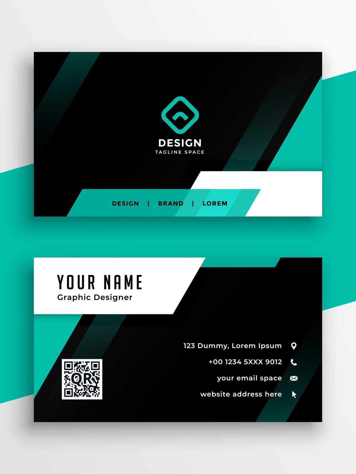 Raised Gloss Business Card - Custom Business Card - Custom Design ...