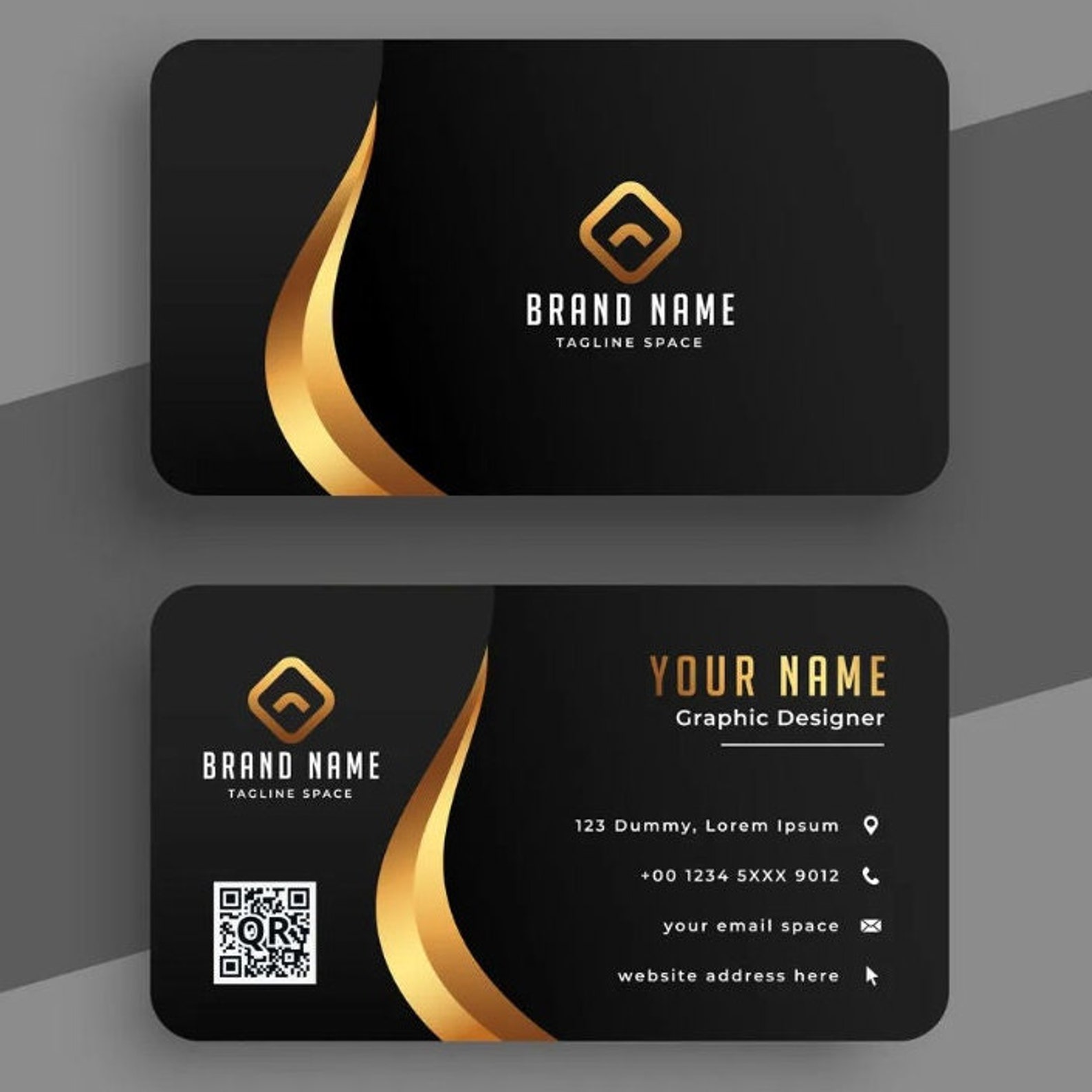 Raised Gloss Business Card - Custom Business Card - Custom Design ...
