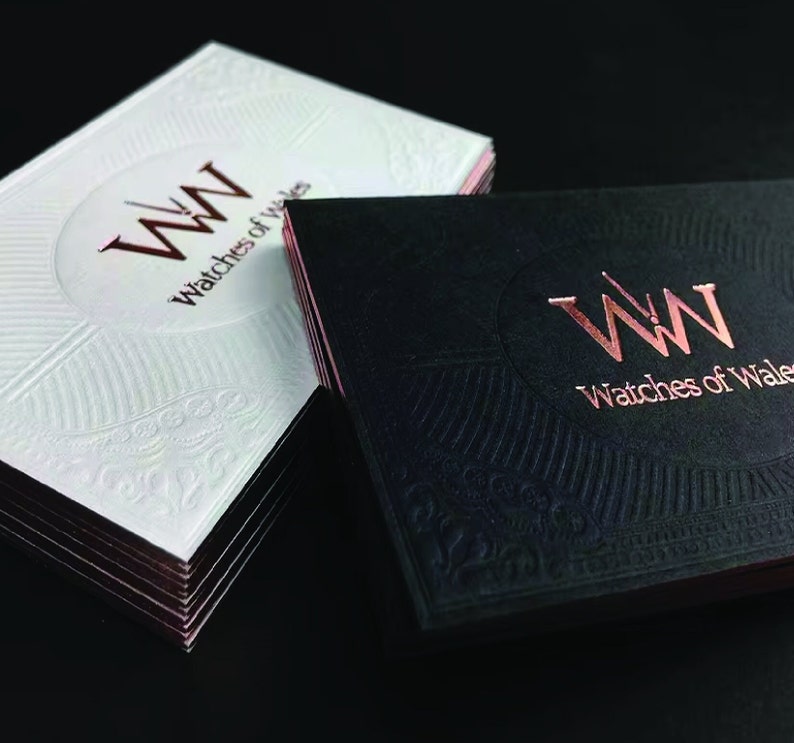 Raised Gloss Business Card - Custom Business Card - Custom Design ...