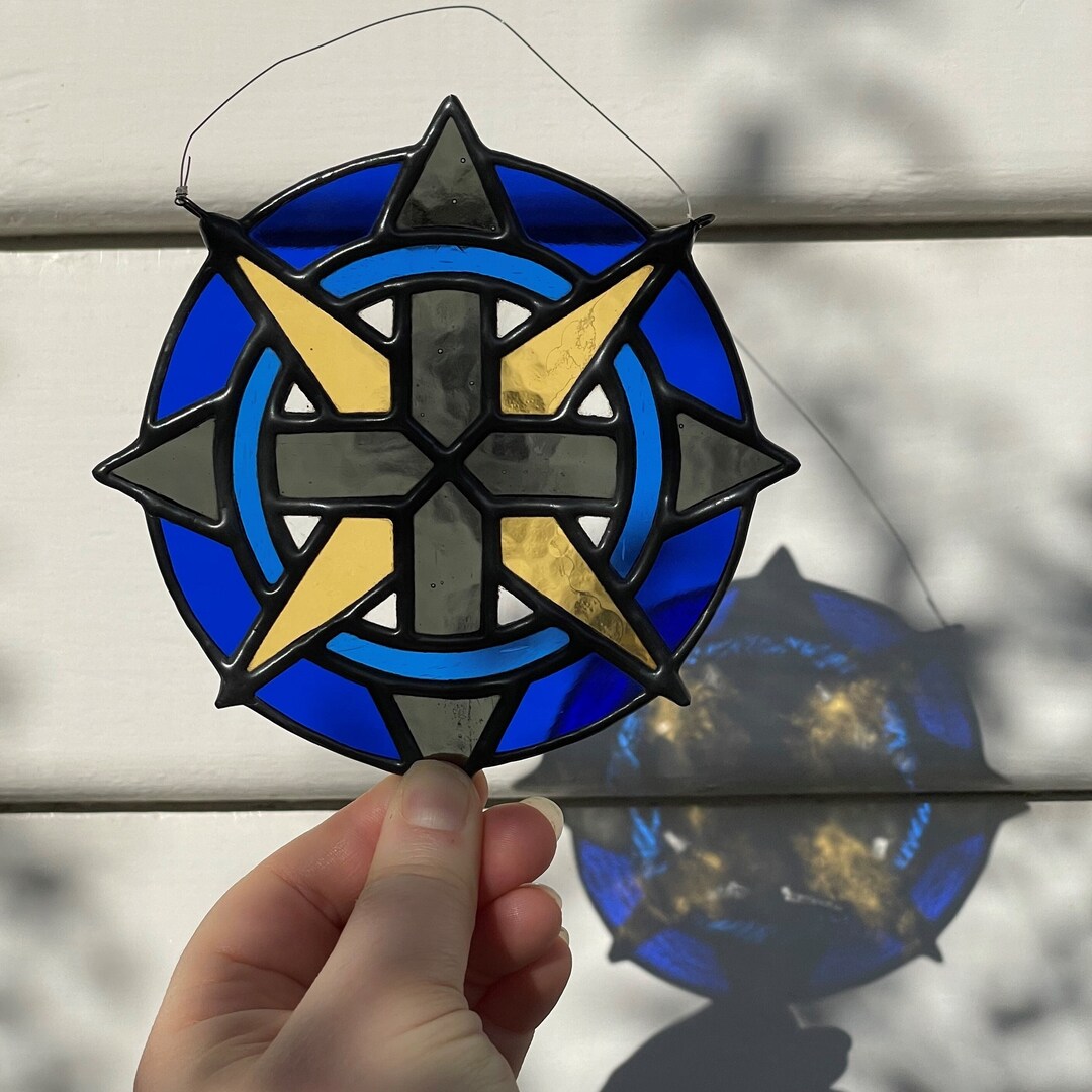 Cleric - D&D Class Symbol - Stained Glass Suncatcher - Etsy