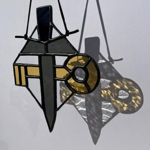 Rogue D&D Class Symbol Stained Glass Suncatcher - Etsy