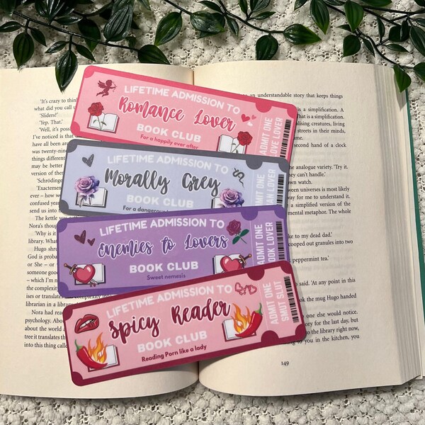 Ticket Bookmark - Etsy