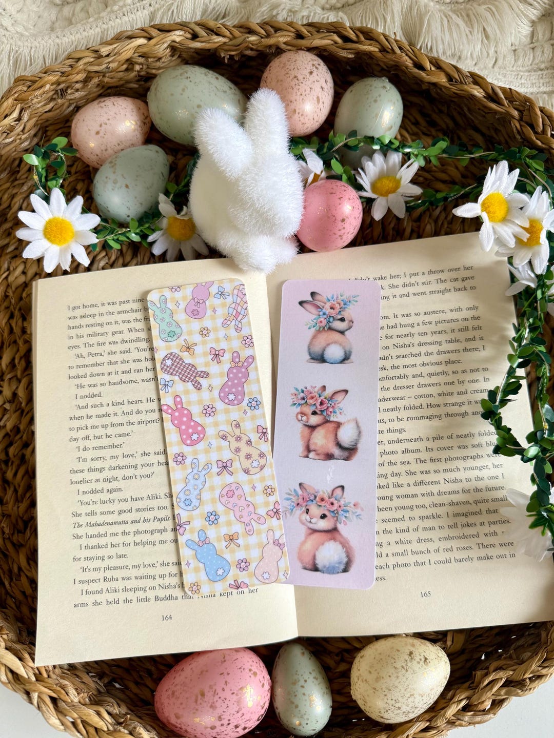 Easter Bunny Bookmarks - Etsy