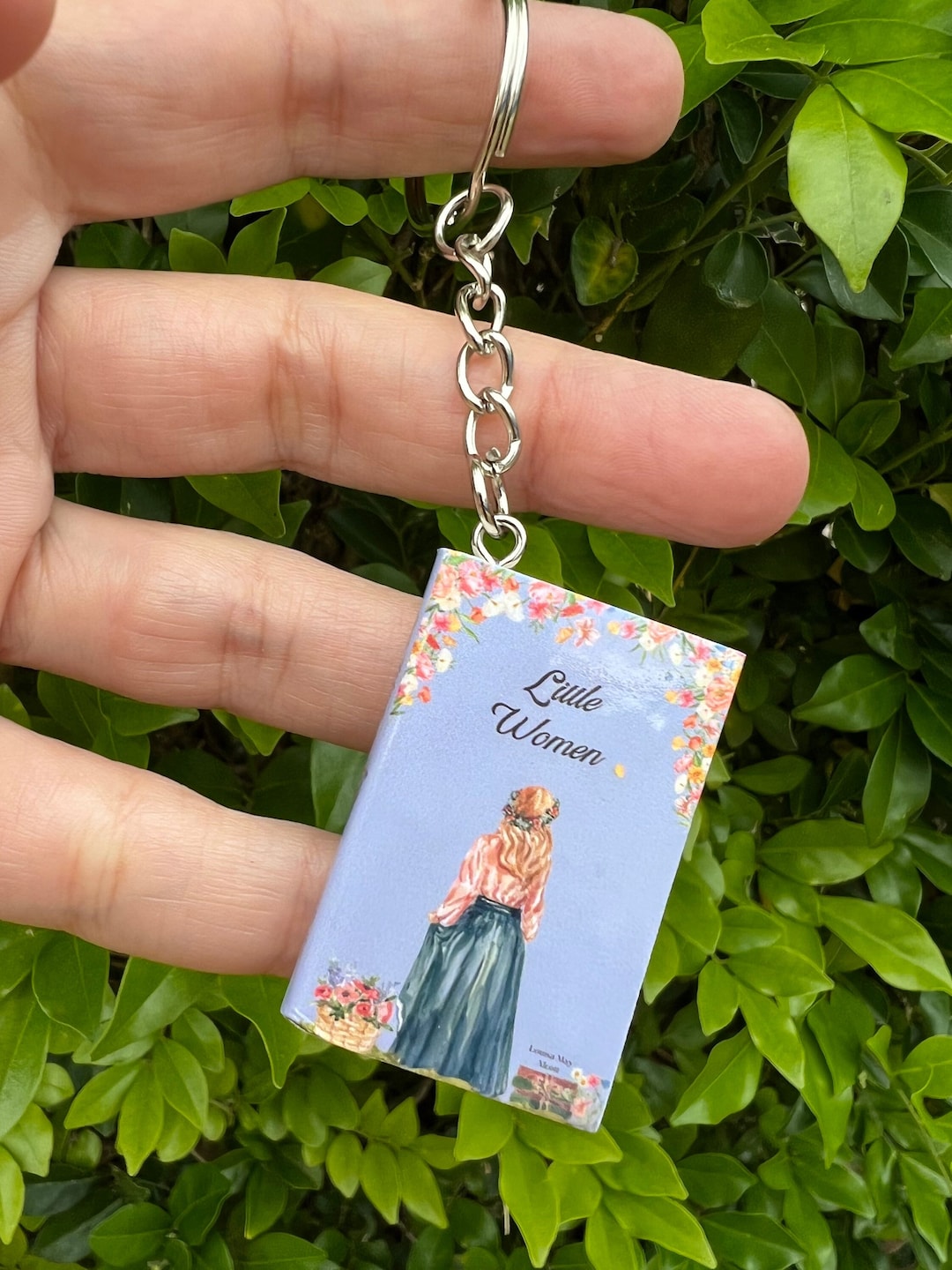 Little Women Mini Book Keychain/ Jane Austen / Mini Book / Book Charm ...
