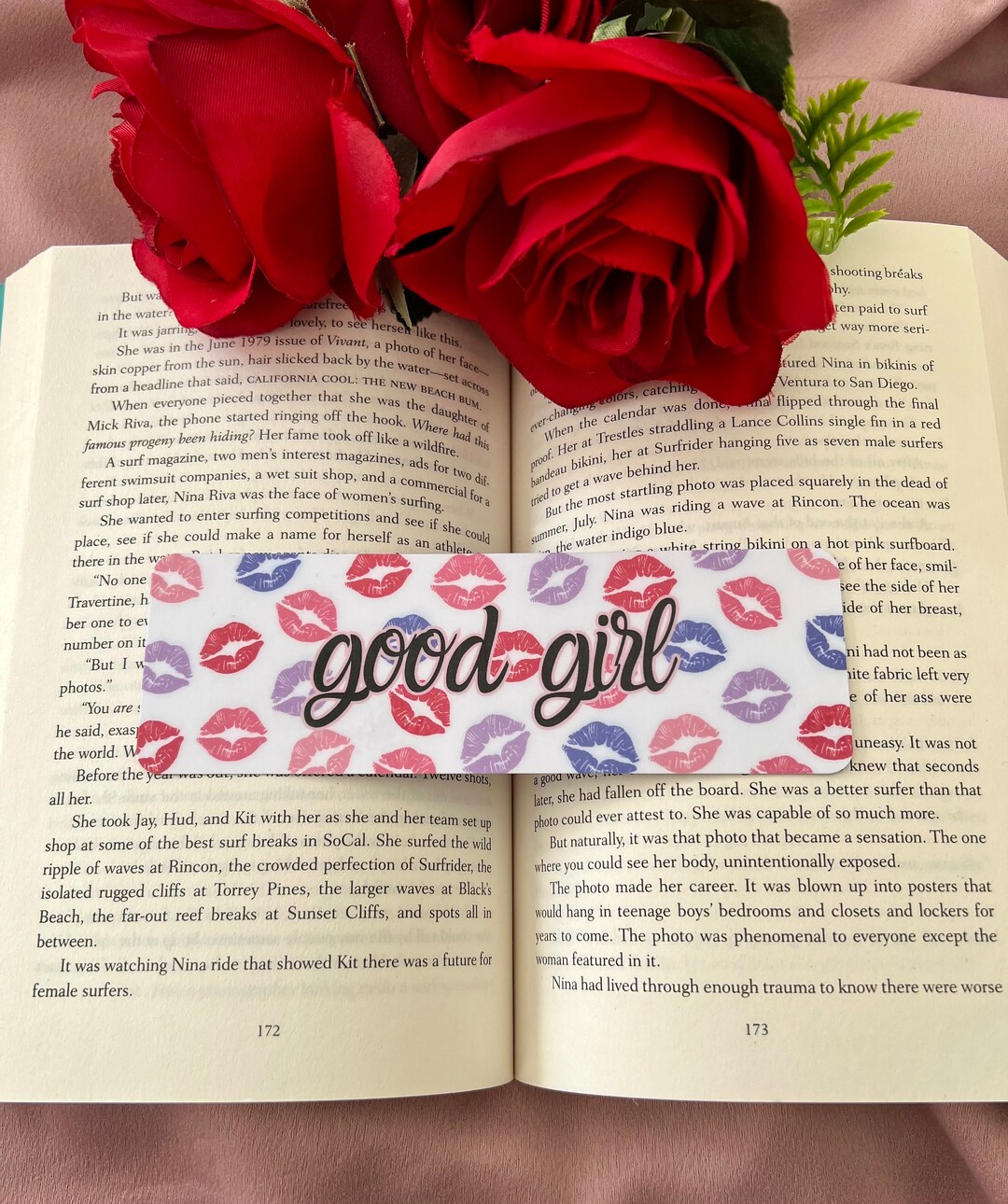 Good Girl Kisses Bookmark: Smut Romance Reader Gift - Etsy