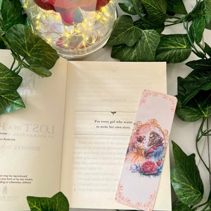 Beauty and the Beast Bookmark/classic Tales Bookmark - Etsy