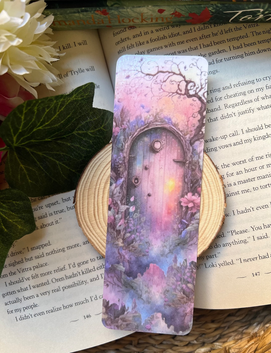 Enchanted Door Bookmark/magic Bookmark/enchanted Forest/reading Club ...