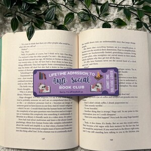 Book Club Bookmarks / Anti Social / Psychological Thriller / Fantasy ...