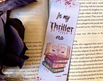 Printable Bookmark for Fans of the Thriller and Mystery - Etsy