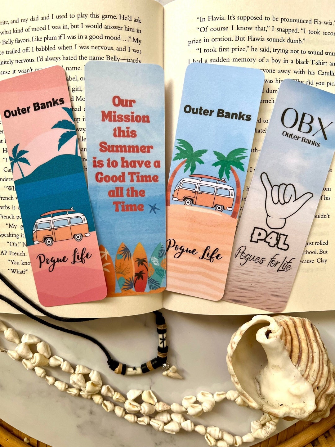 Outer Banks Inspired Bookmark /pogue Life/jj/john B/pope/kiara/obx - Etsy