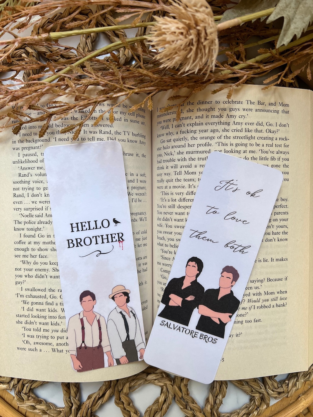 Vampire Diaries Inspired Bookmarks / Hello Brother/ Its Ok to Love Them ...