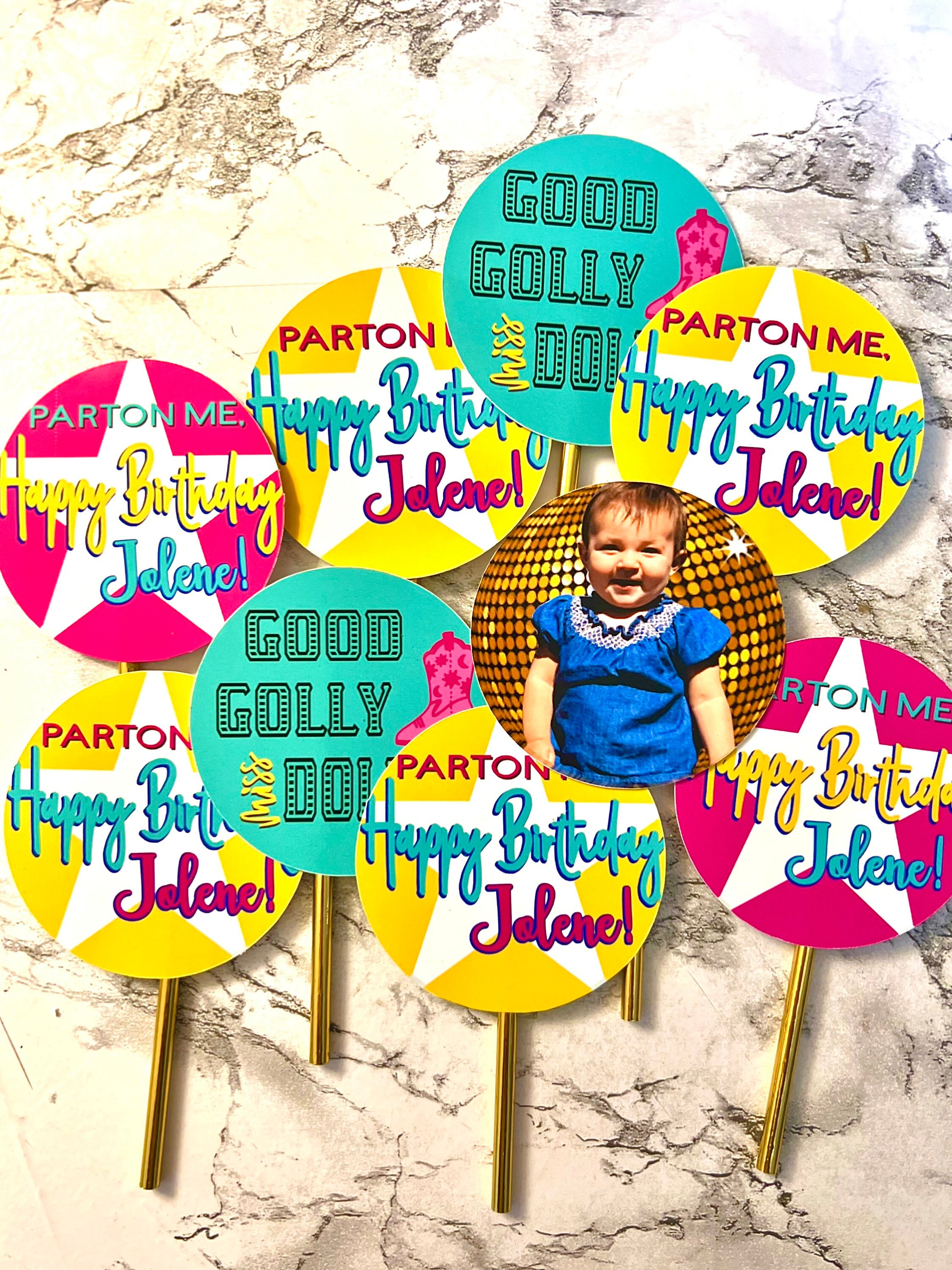 Dolly Themed Custom Cupcake Topper / Confetti - Etsy