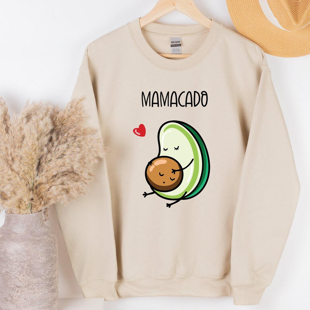 Mamacado Sweatshirt and Hoodie, Baby Announcement Shirt, New Mom Gift ...