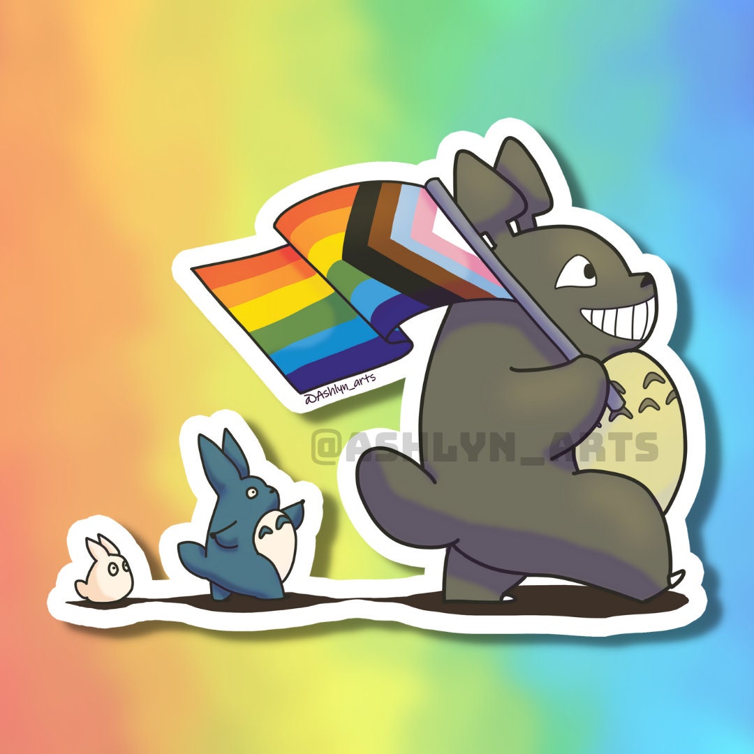 Pride Parade Totoro - Etsy
