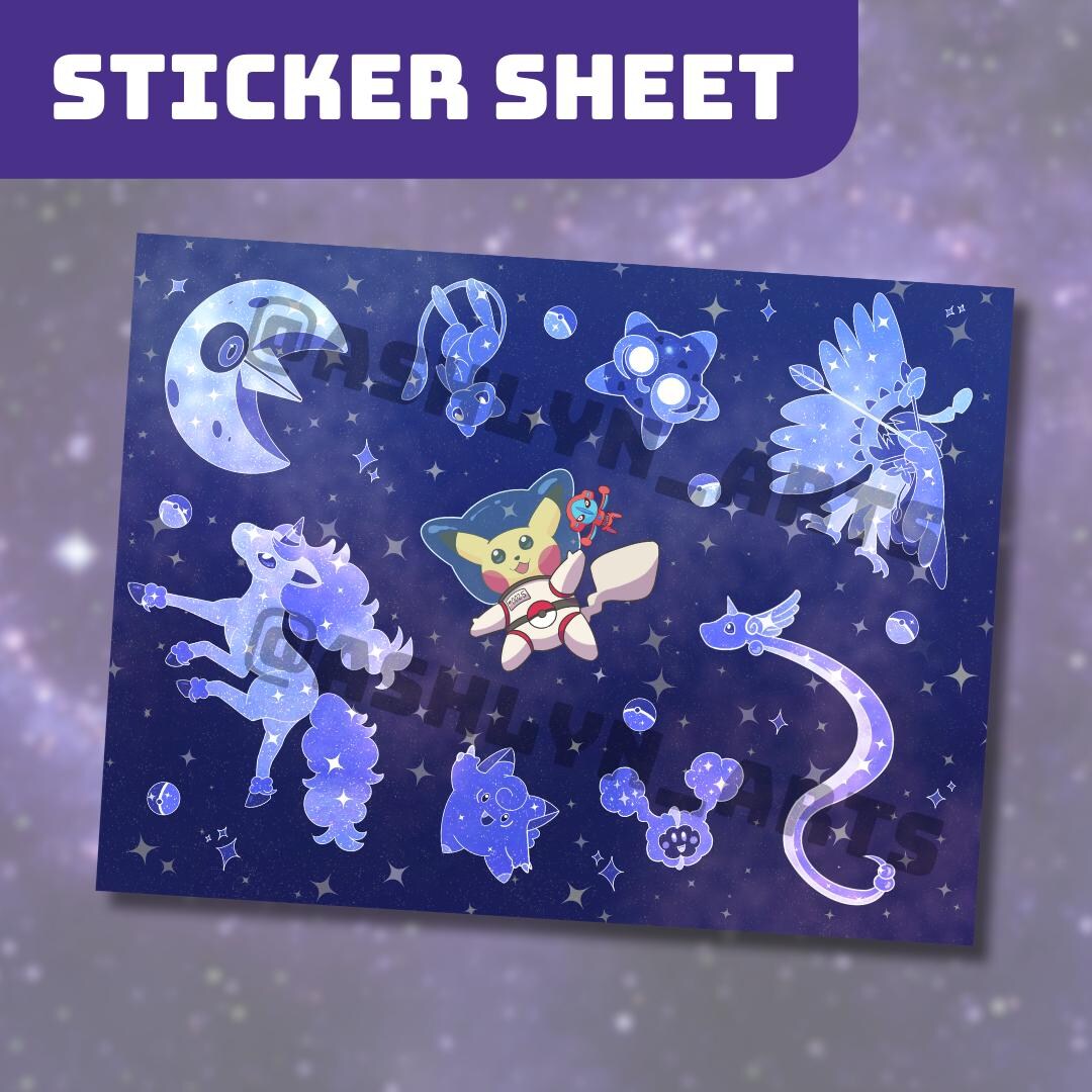 Celestial Sights Sticker Sheet - Etsy