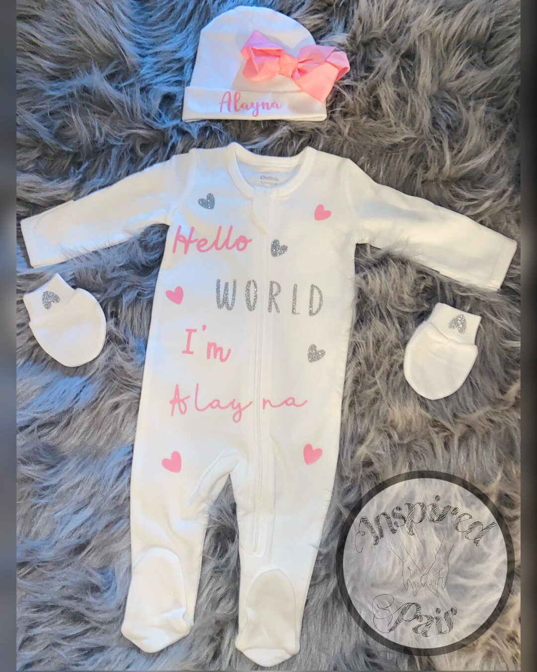 Welcome to the World Custom Footie Pajama Set - Etsy