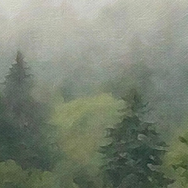 Fog Landscape - Etsy