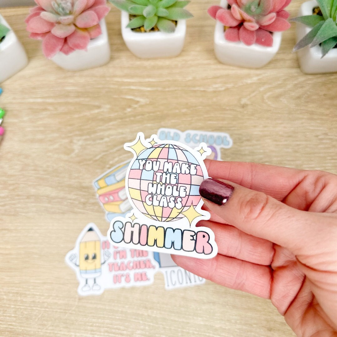Teacher Sticker Set, Laptop Stickers, Water Bottle Stickers, Decals ...