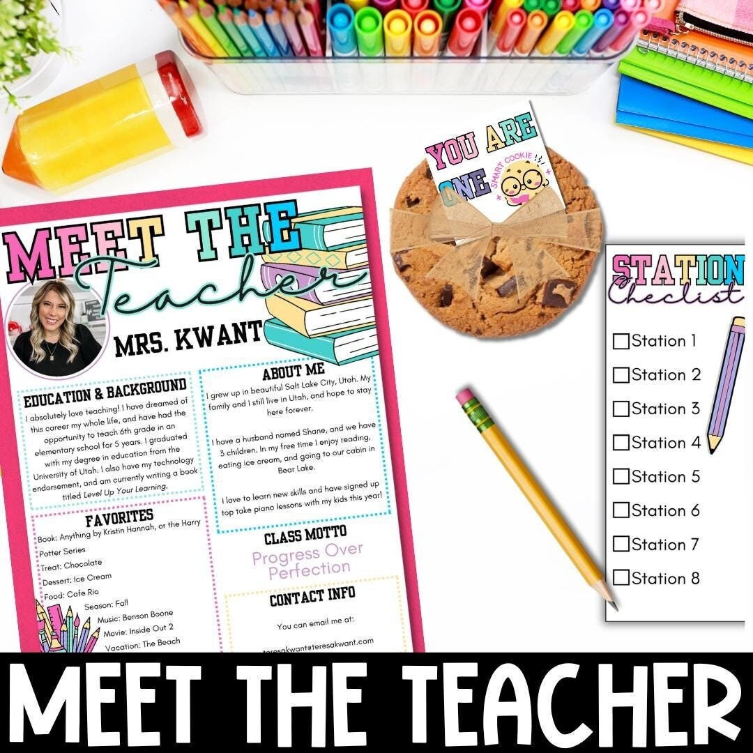Meet the Teacher Night, Back to School Night, Teacher Open House, Back ...