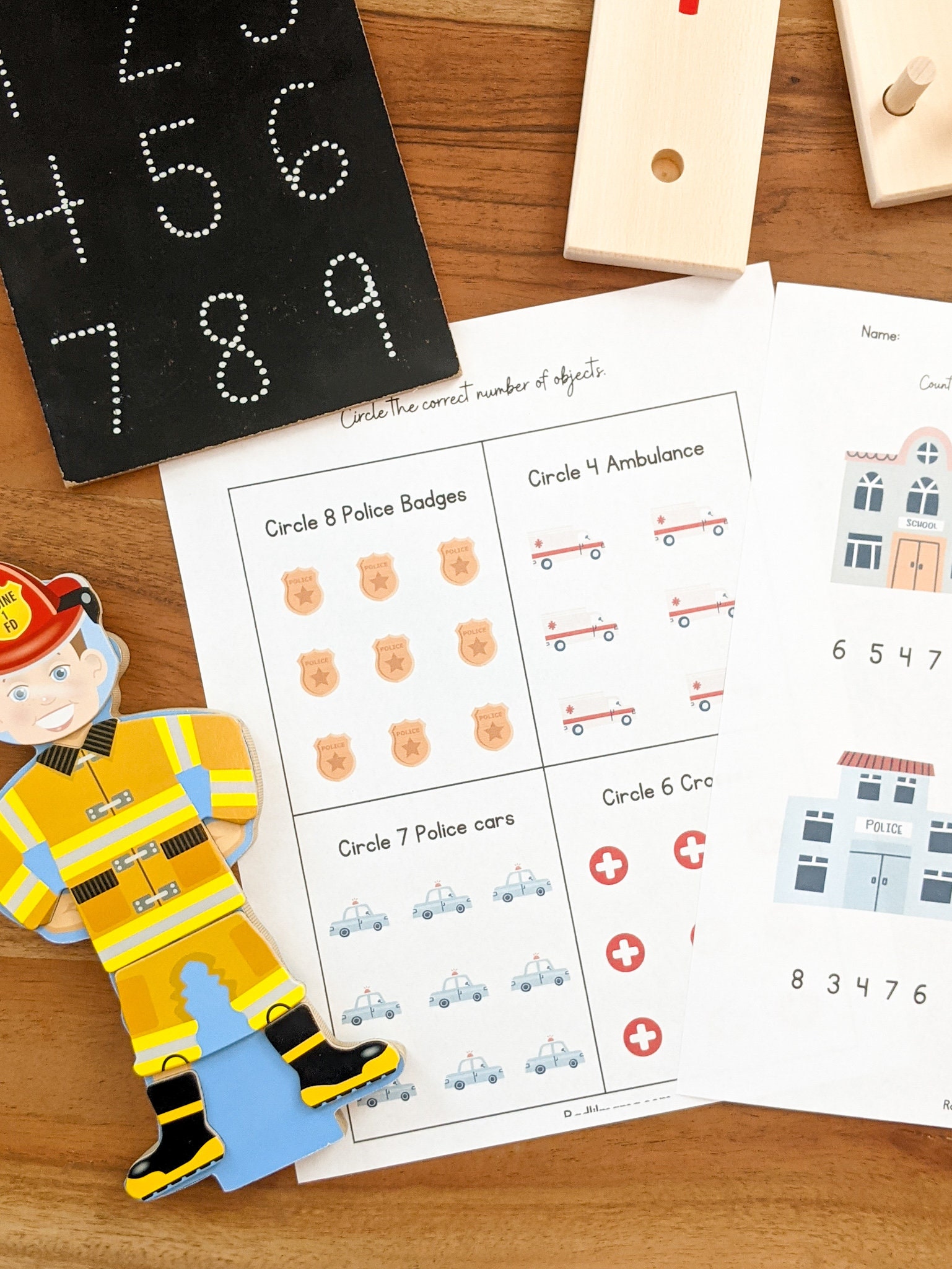 The Helpful Buildings Pack Kids Educational Activity Pack Homeschool ...