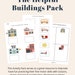 The Helpful Buildings Pack Kids Educational Activity Pack Homeschool ...