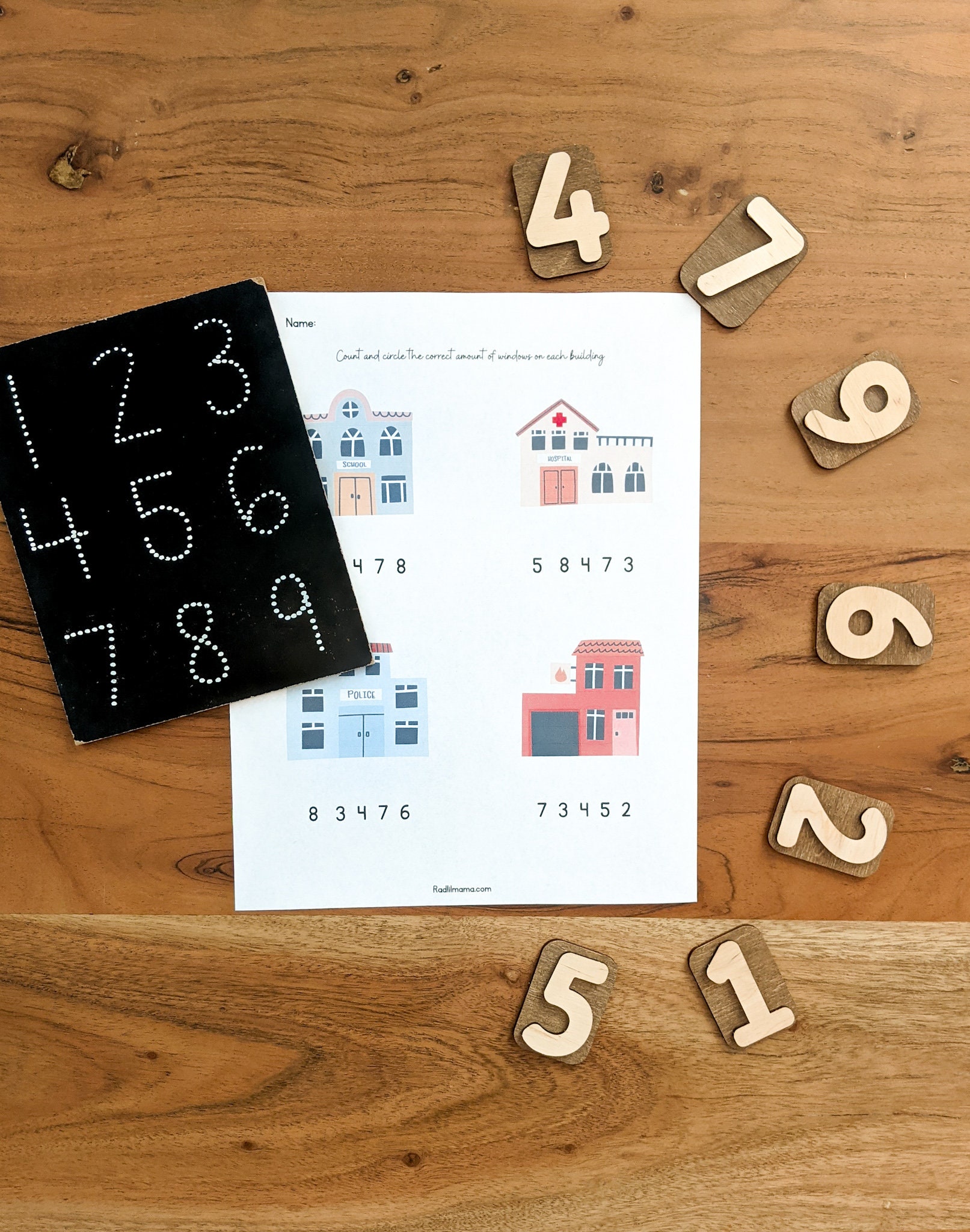 The Helpful Buildings Pack Kids Educational Activity Pack Homeschool ...