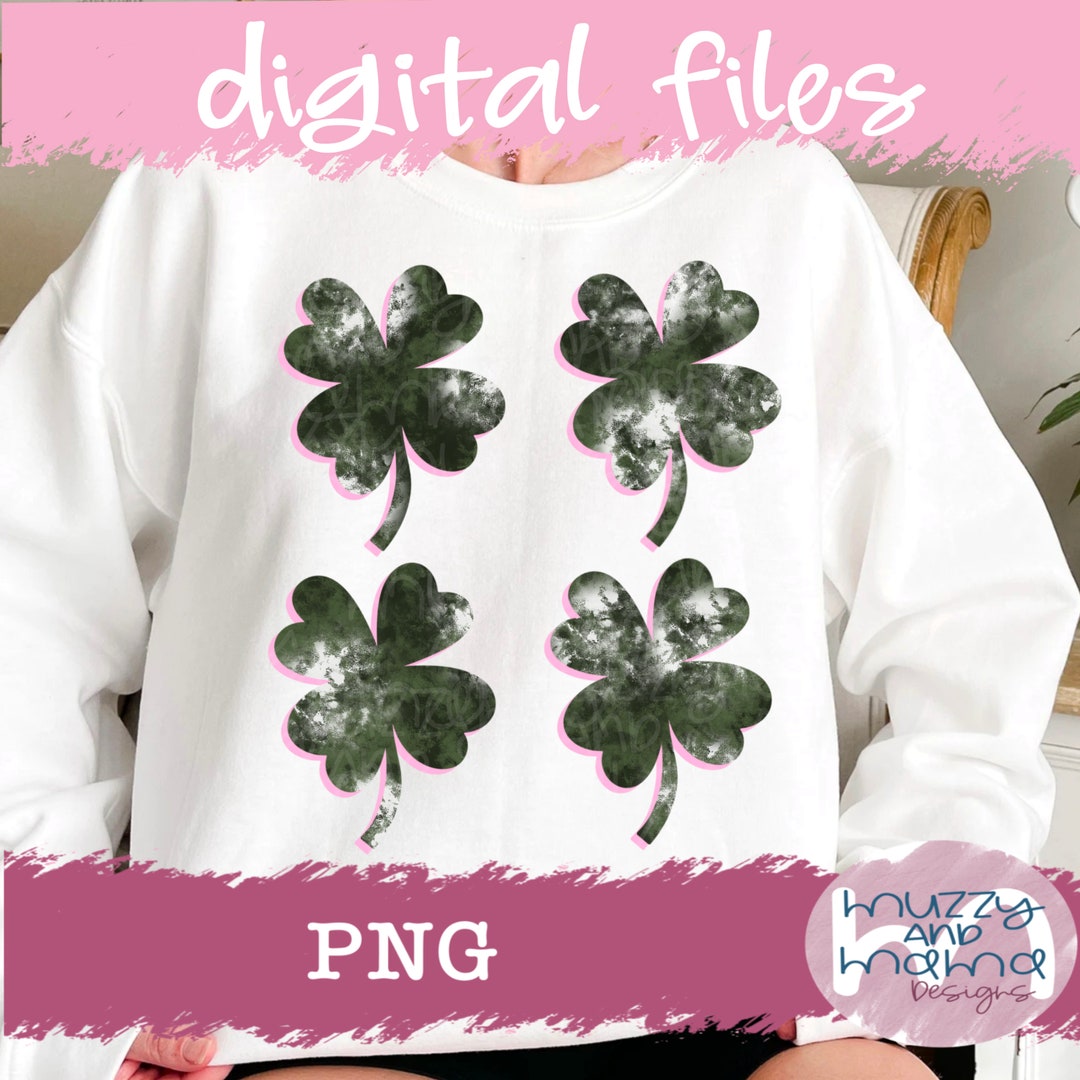 4 Leaf Clover | Lucky PNG | St Patricks Day PNG | St Paddy's Day Png ...