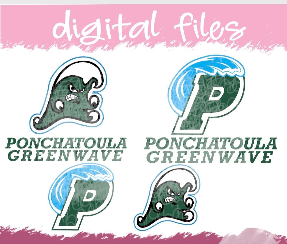 Green Wave Mascot Png, Ponchatoula High School, Png, PHS Green Wave ...