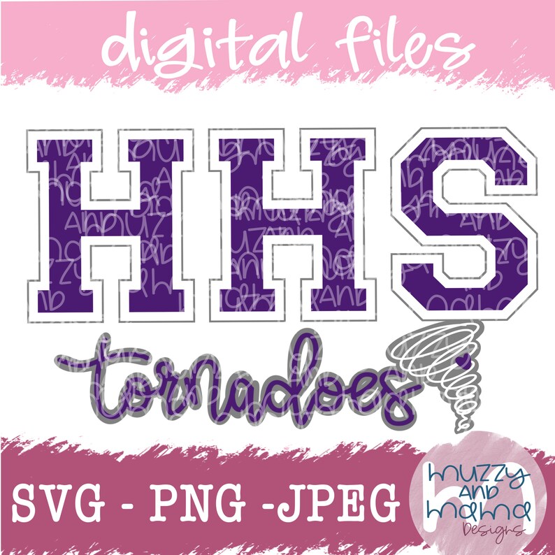 Hammond High School Tornadoes Png Svg Purple Tornadoes Tornadoes Mascot ...