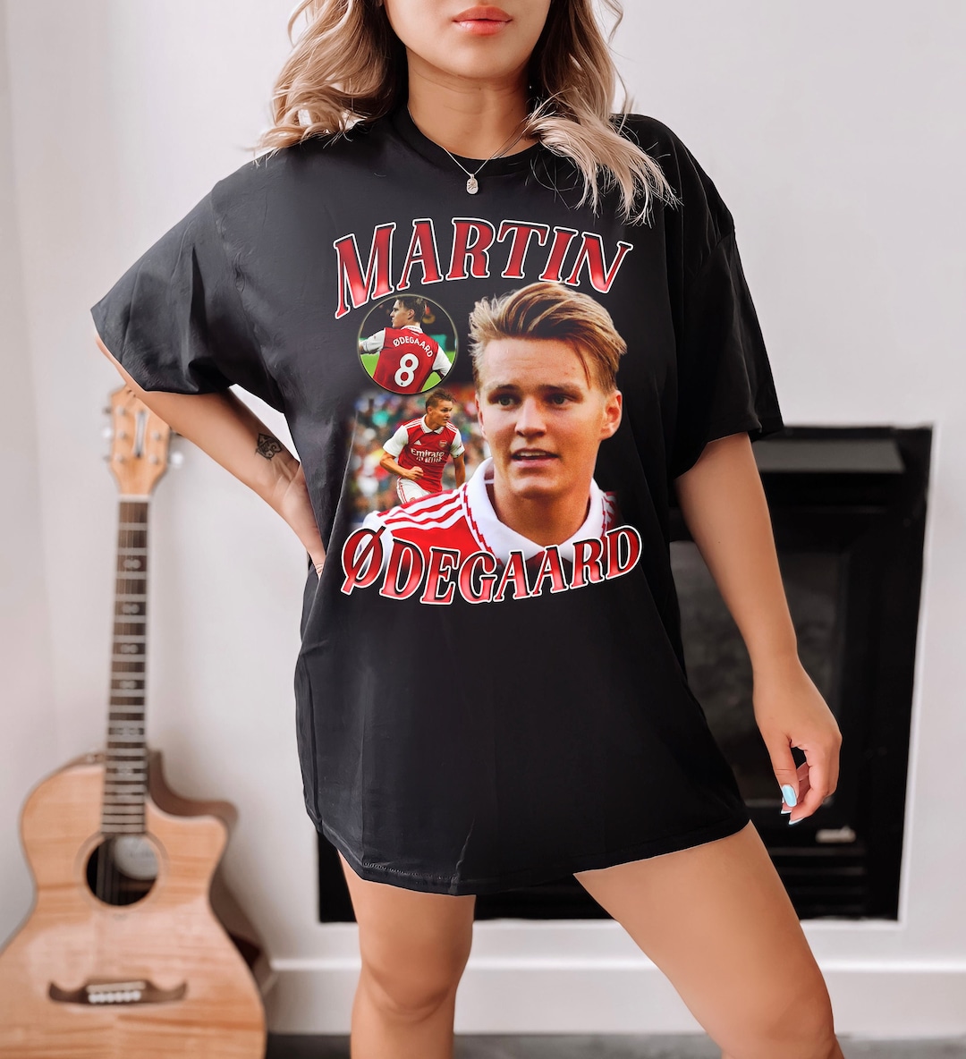 Martin Odegaard Graphic T-shirt Arsenal FC Unisex Clothing - Etsy
