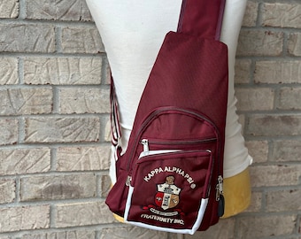 Kappa Alpha Psi Leather Crossbody Bag - Etsy